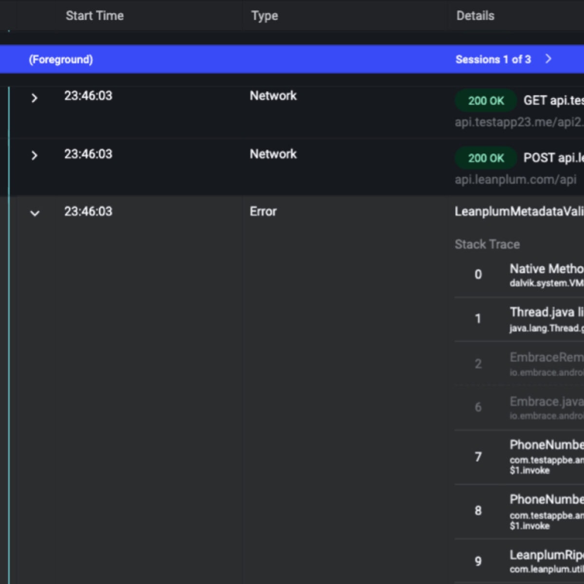 Error Tracking for Mobile Apps | Embrace